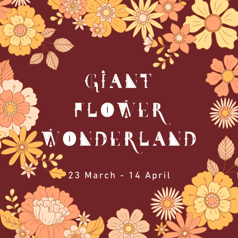 Giant Flower Wonderland at Eaton Fair