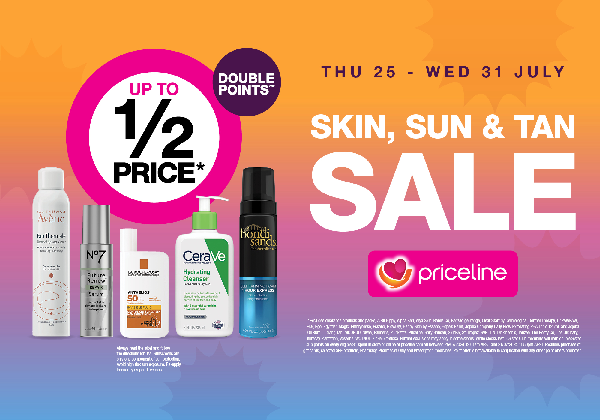 1/2 Price Sale at Priceline