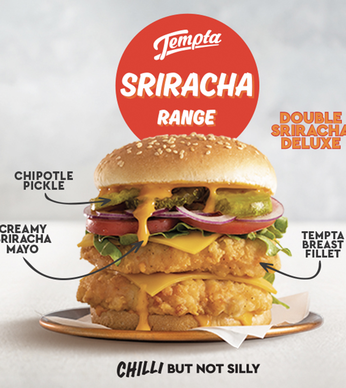 NEW Tempta Sriracha Range at Chicken Treat!